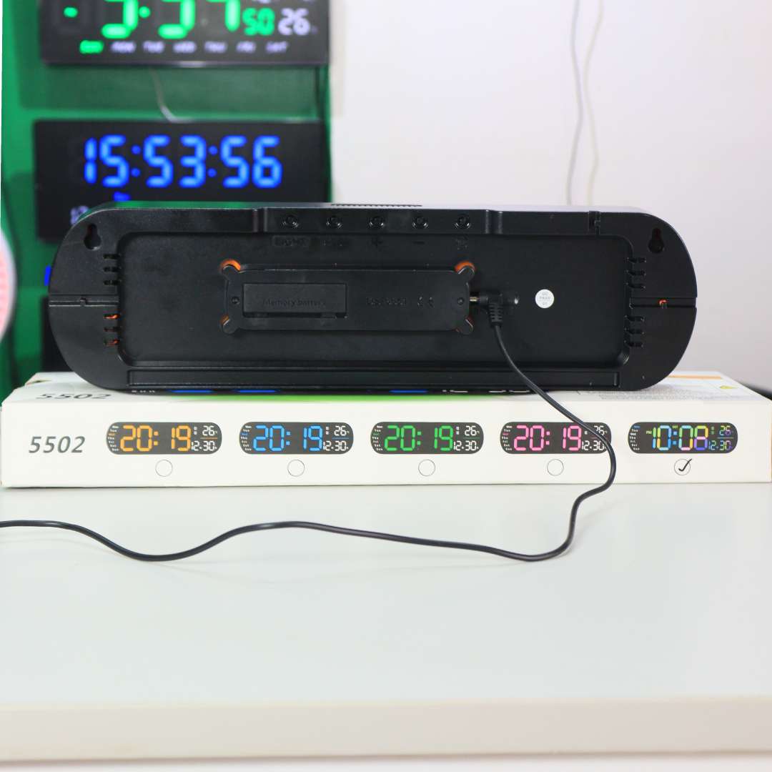 Introducing the Multicolored LED Digital Clock With Countdown Timer