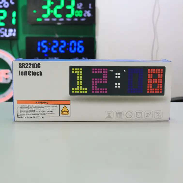 Introducing the Dot Matrix Multicolored LED Digital Clock