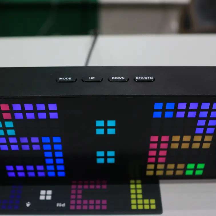 Introducing the Dot Matrix Multicolored LED Digital Clock