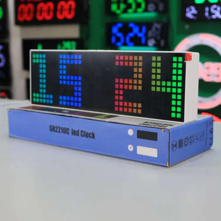 Introducing the Dot Matrix Multicolored LED Digital Clock