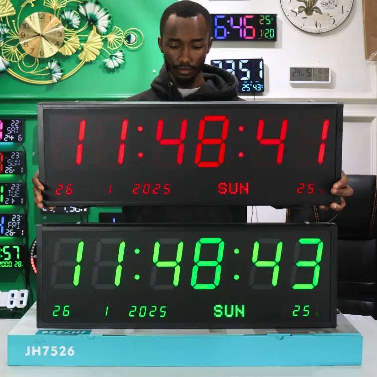 Kenya s Largest Green LED Digital Clock