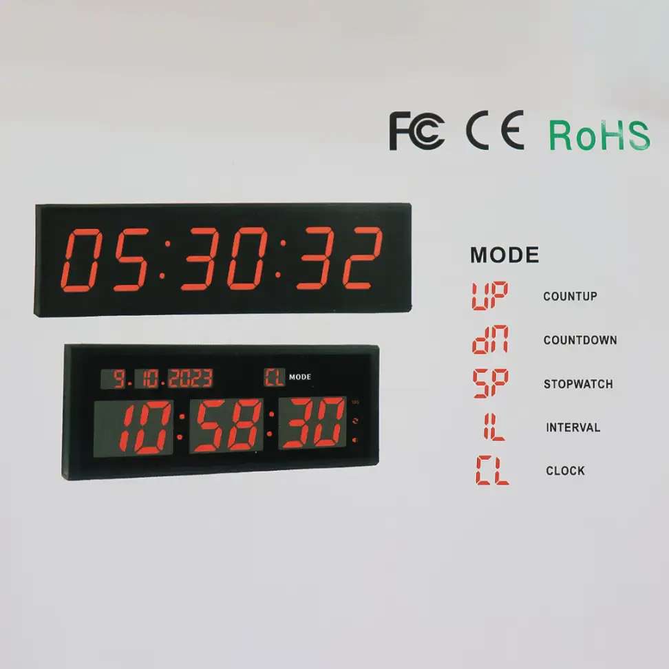 Large Digital Wall Clock With Countdown Timer For GYM,SPORTS and EVENTS