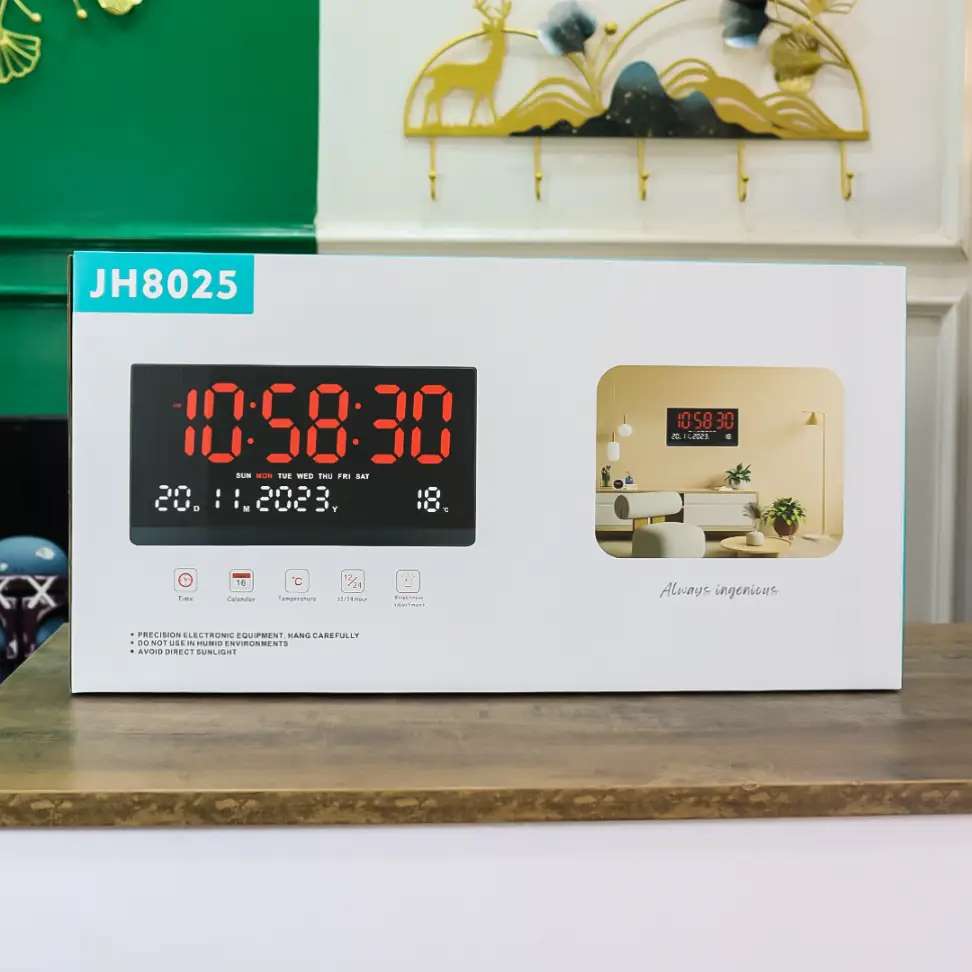 Large Digital Wall Clock LED