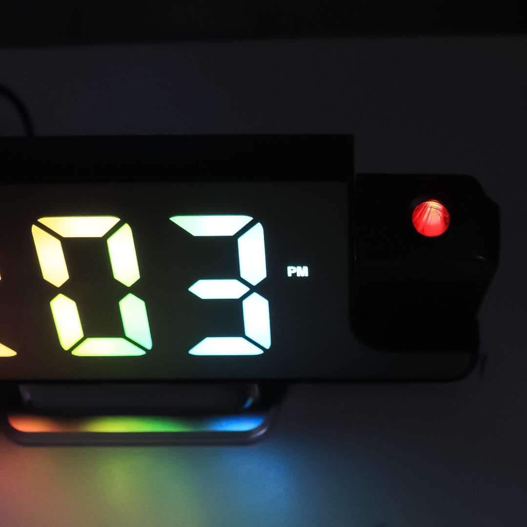 The Projection LED Digital Clock With Alarm, Time and Date Functions