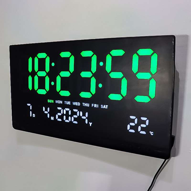 Large Digital Wall Clock LED