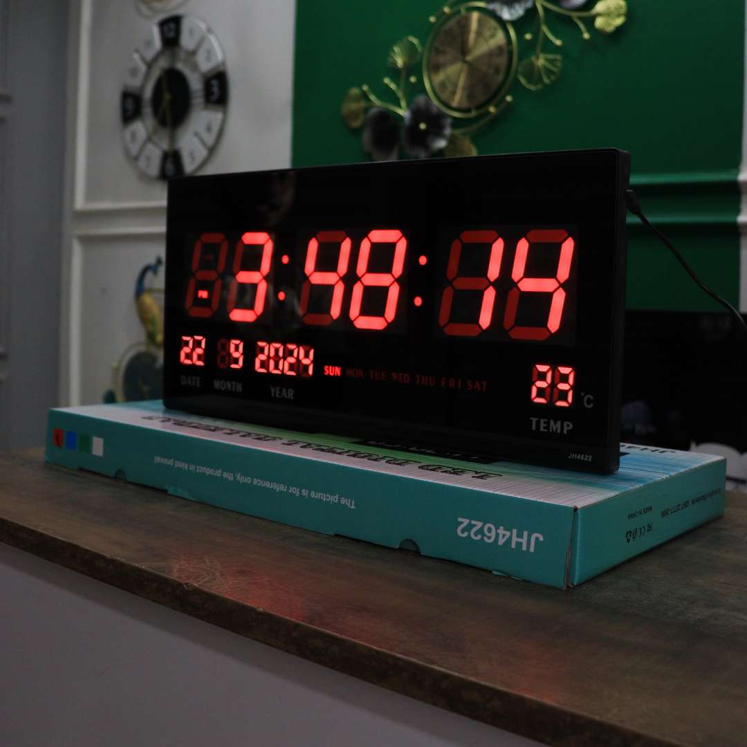 Best Large Red Jumbo Digital Wall Clock