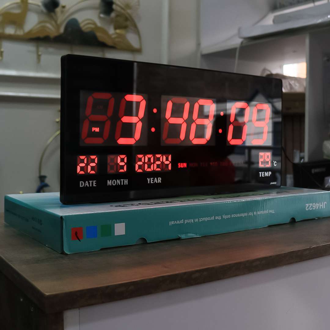 Best Large Red Jumbo Digital Wall Clock