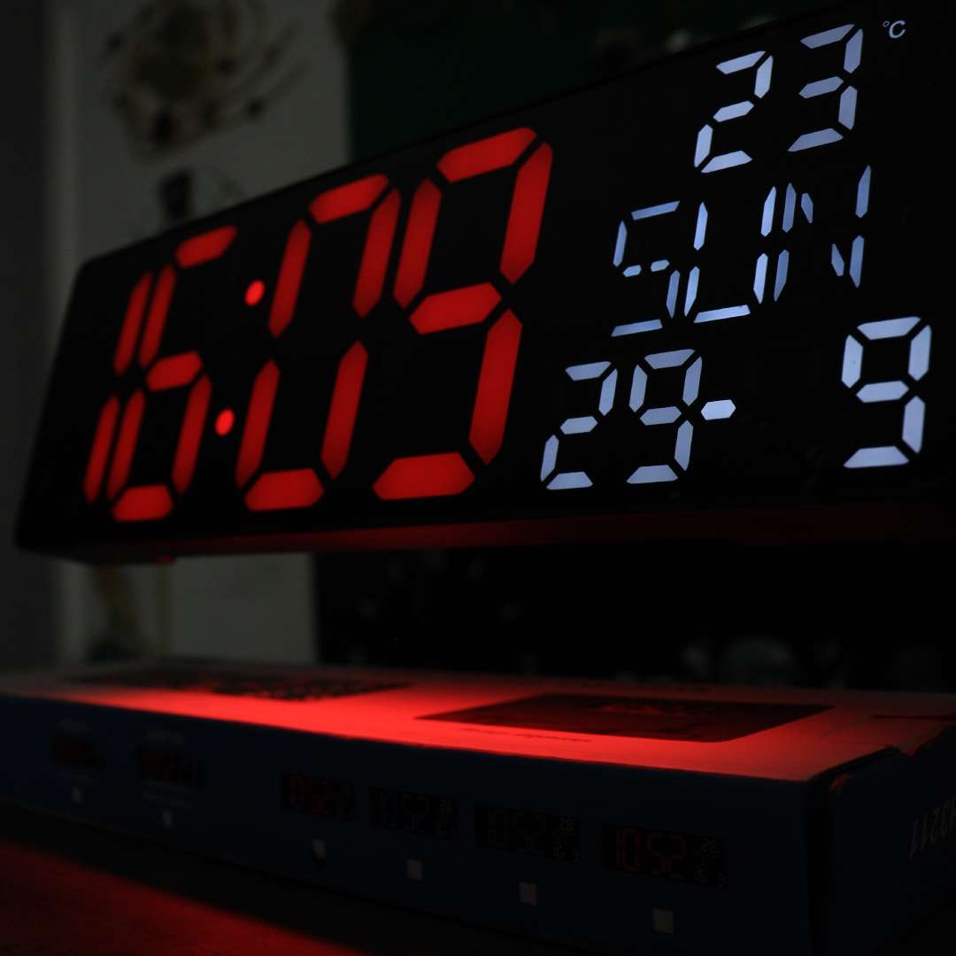 Special LED Digital Wall Clock With Additional Night Light