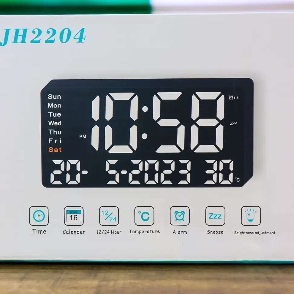 Introducing the Matte Orange Hue Digital Clock For Luxury Homes